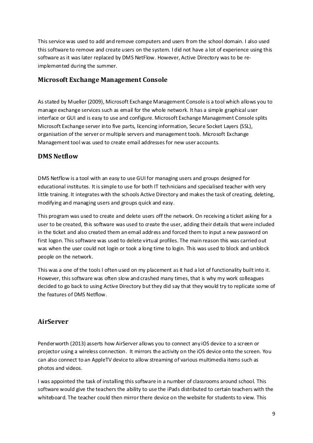 Report on Industrial Placement report-on-industrial-placement