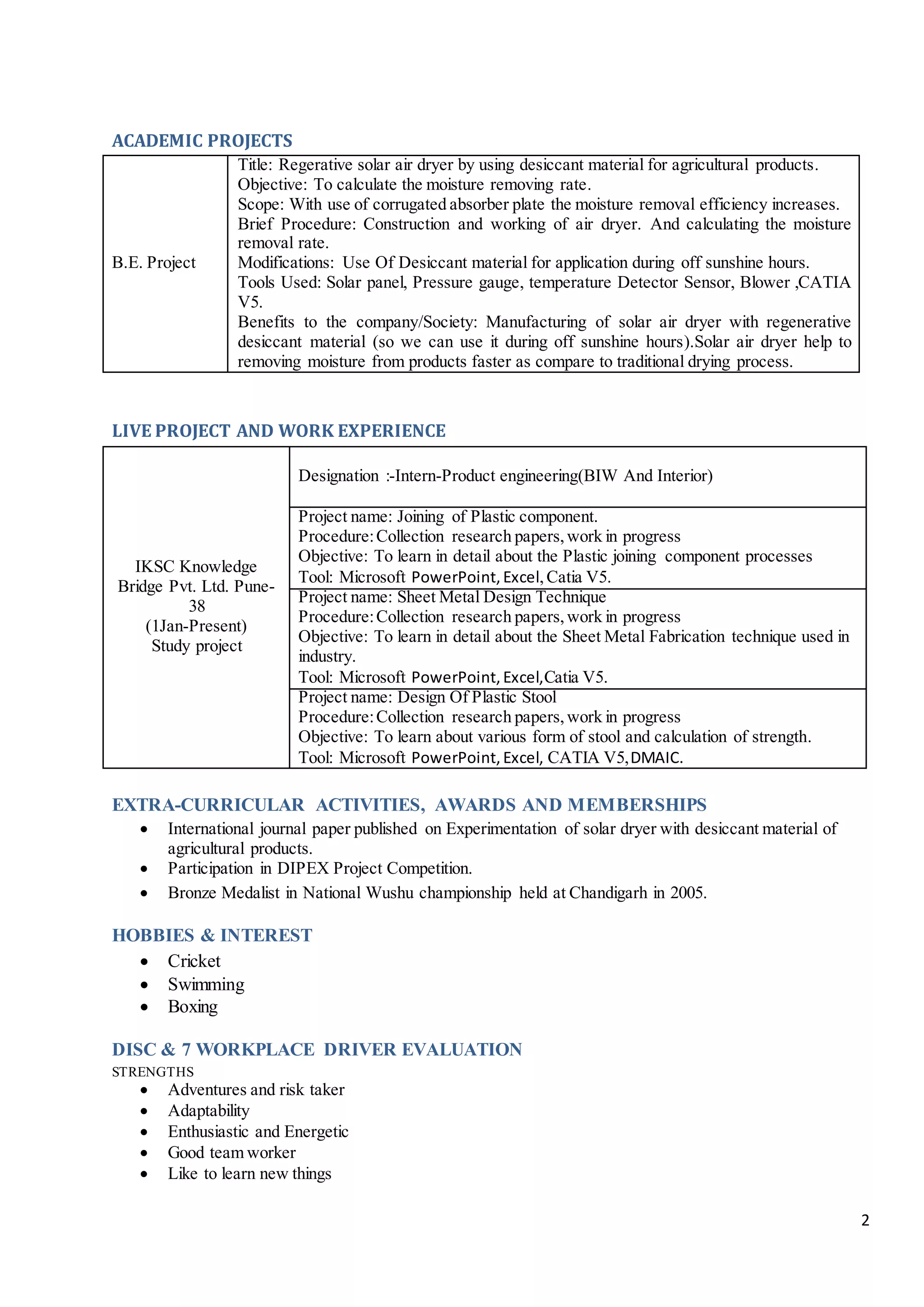 Sudhir CV | PDF