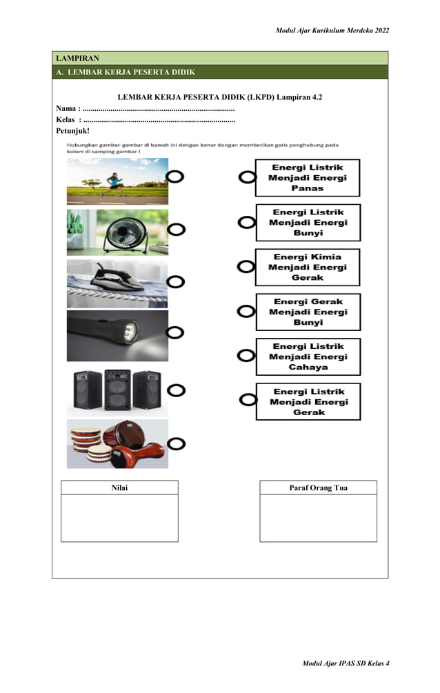 Modul ajar pembelajaran ipas perubahan wujud zat benda | PDF