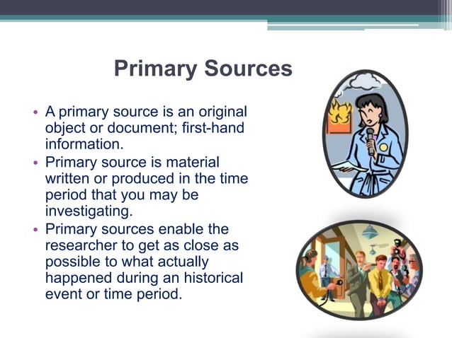 sources of information: primary and secondary (2).ppt | Secondary ...