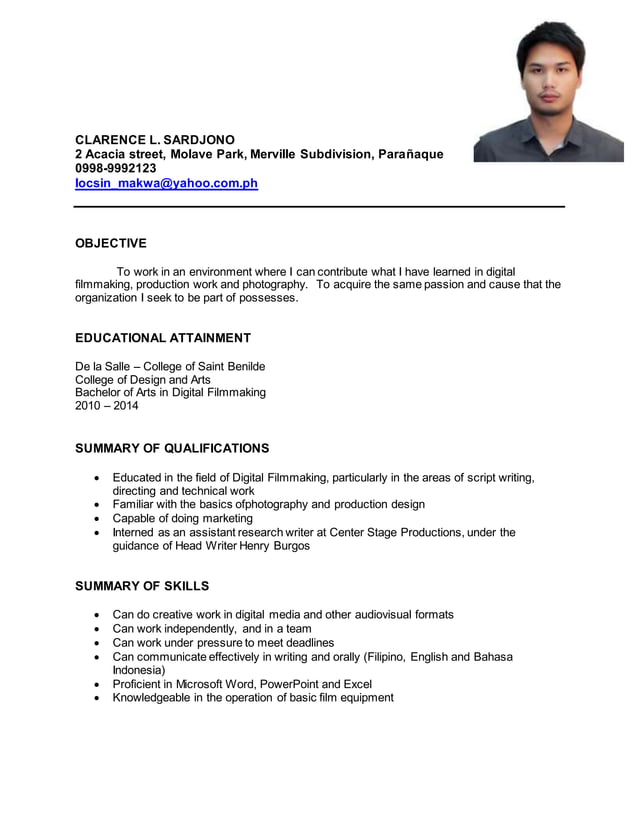 CH Clarence Sardjono- UPDATED CV | PDF