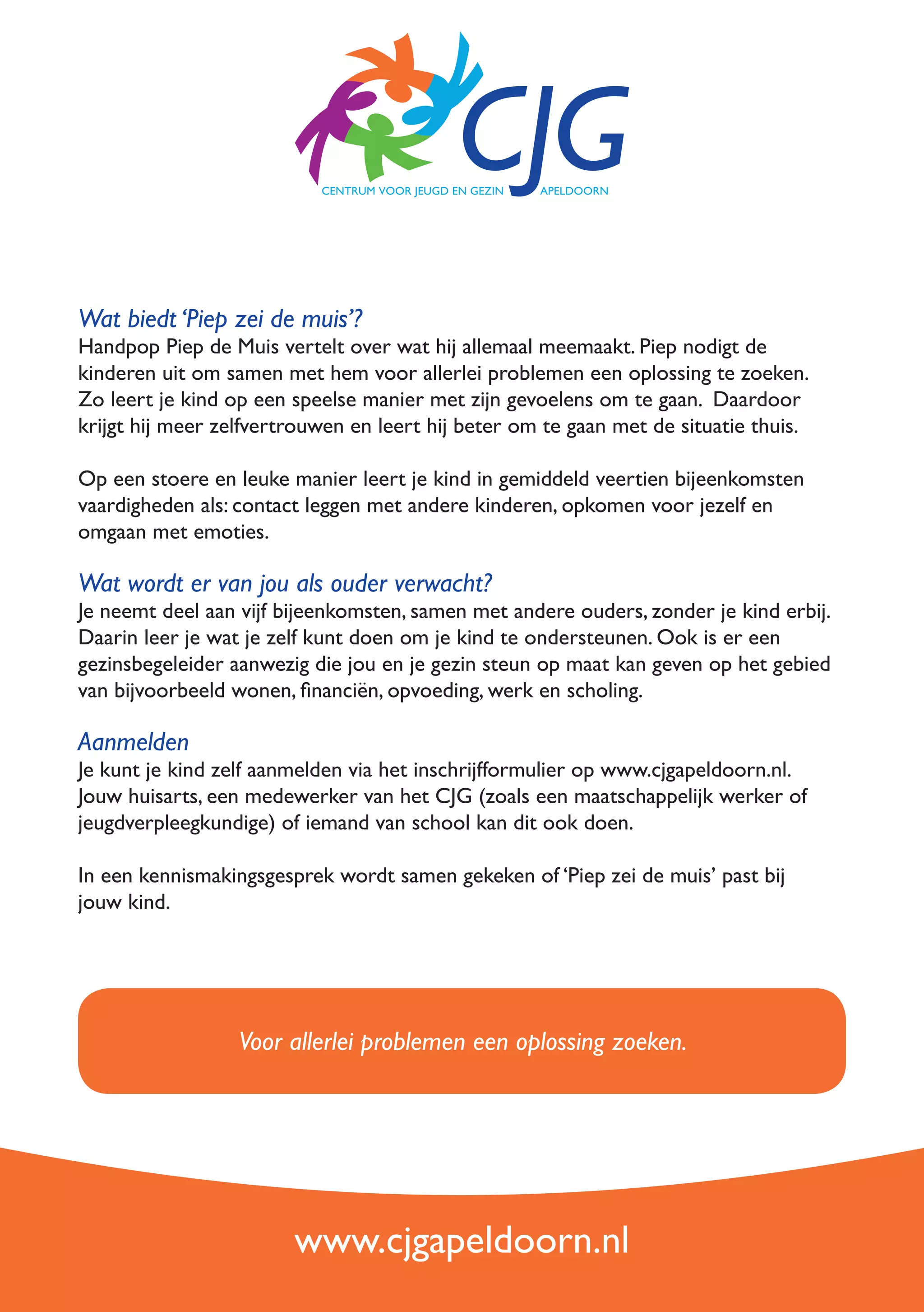 cjg flyer Piep zei de muis | PDF