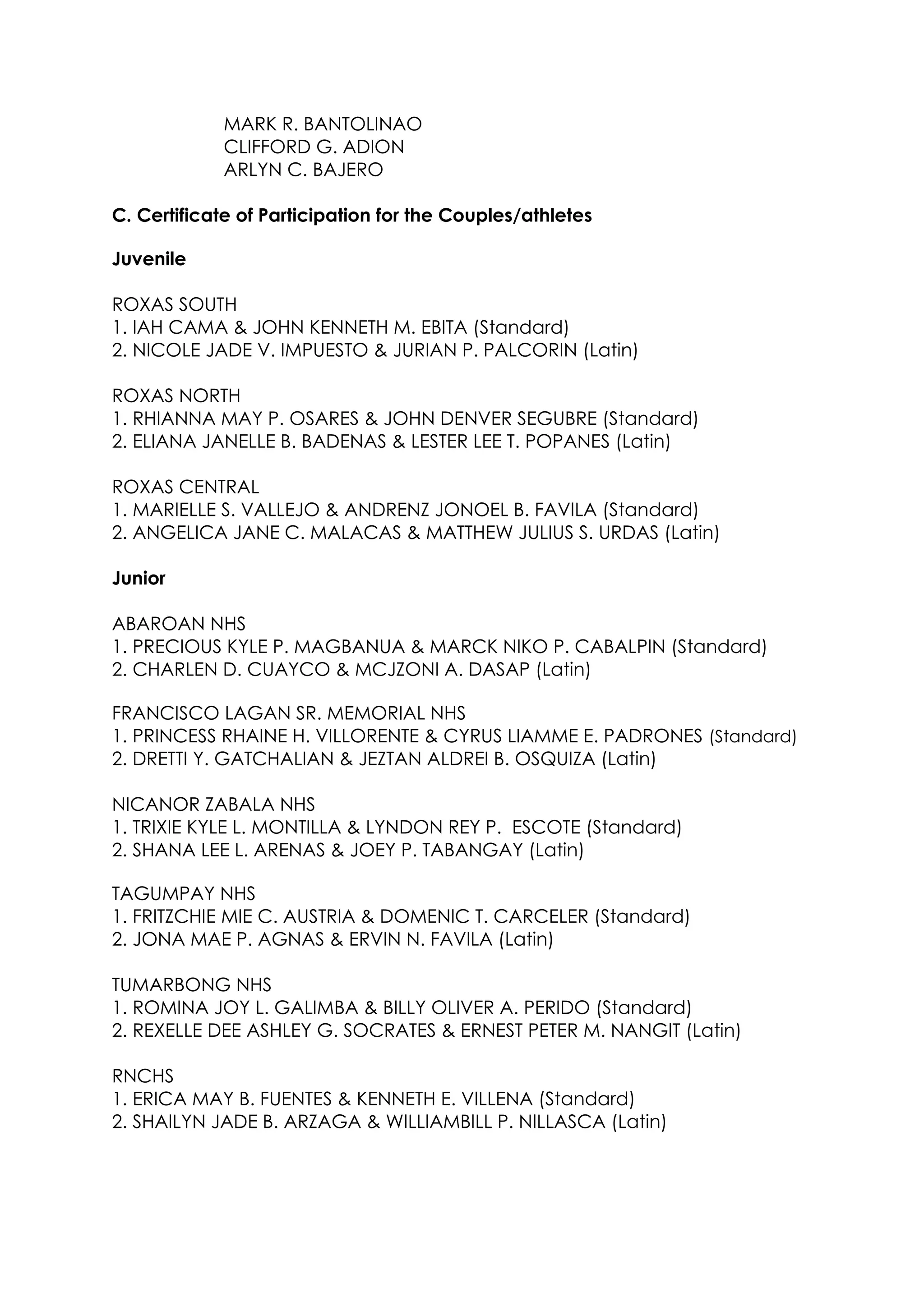 DANCESPORT-PROGRAM FLOW 2023-2024_GUIDELINES | DOCX