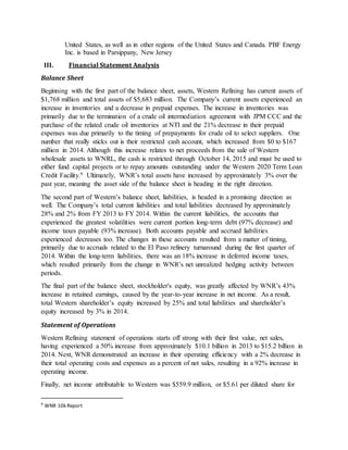 WNR Final Report | PDF