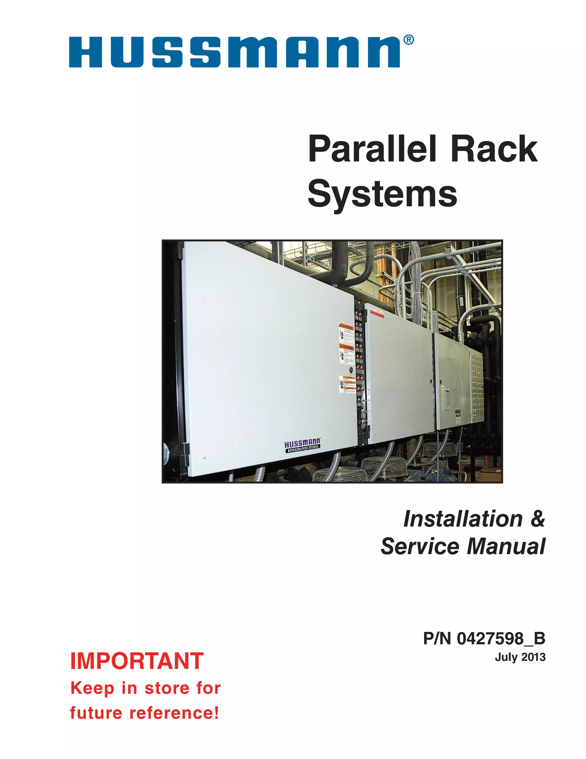 Hussman Rack Installation Manual | PDF