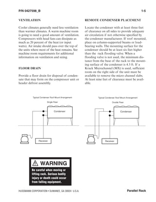 Hussman Rack Installation Manual | PDF