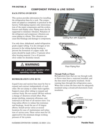 Hussman Rack Installation Manual | PDF