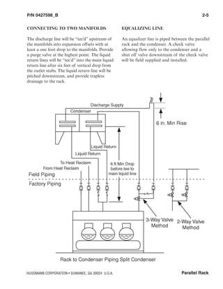 Hussman Rack Installation Manual | PDF