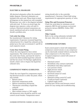 Hussman Rack Installation Manual | PDF