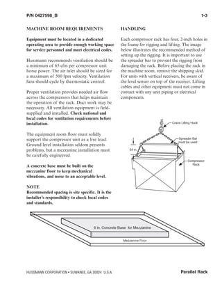 Hussman Rack Installation Manual | PDF