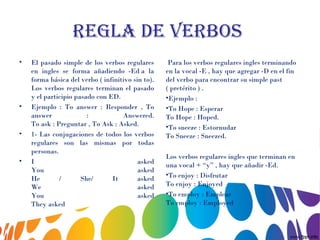 Los Verbos Irregulares | PPT