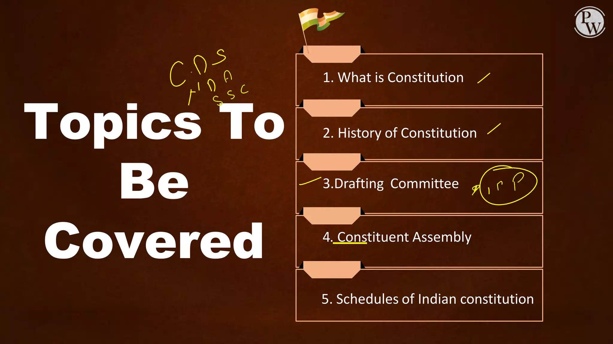 01 Making of Indian constitution Class Notes Vikrant.pdf | Politics