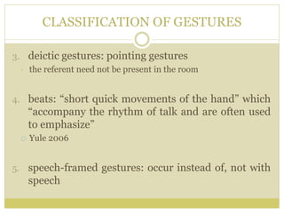 Gesturing in the Blind and the Sighted_L1 and L2 | PPT