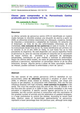 estudio de el parvovirus en perros .pdf