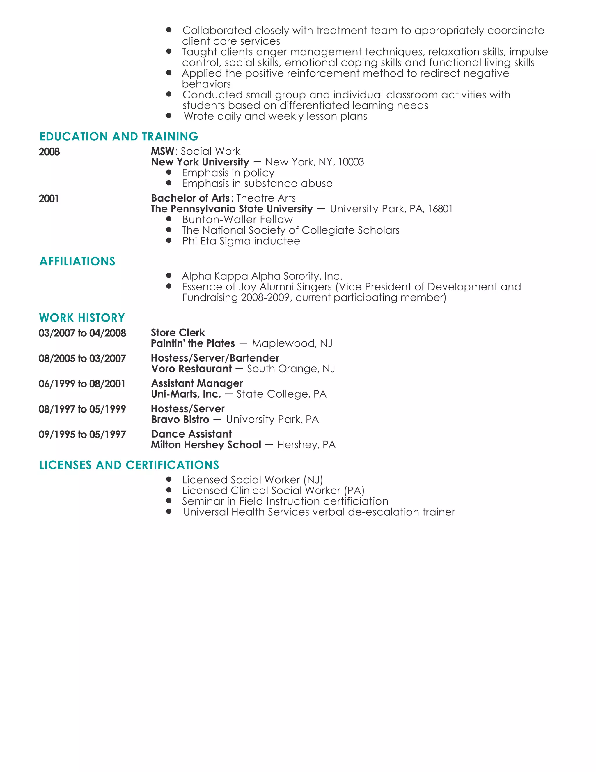 Melanie Gerald Resume | PDF