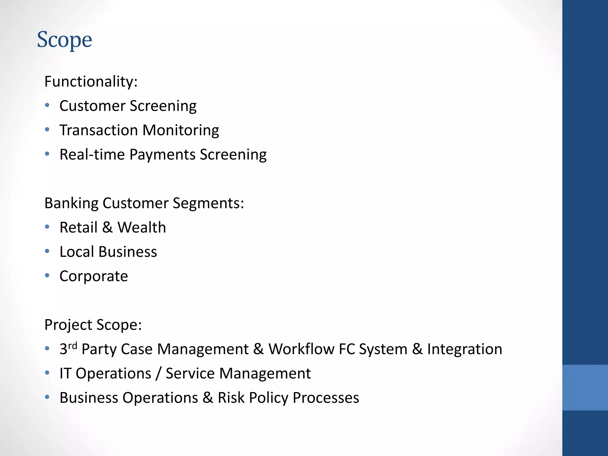 Financial Crime Projects | PPT