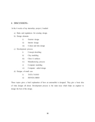 Automobile design final | DOCX