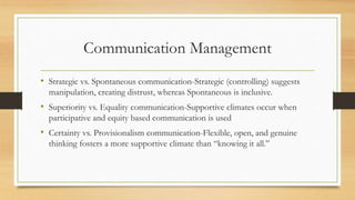 Communication Management | PPT