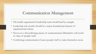 Communication Management | PPT