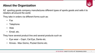 Data warehouse and Business Intelligence for a Sports Goods Company | PPTX