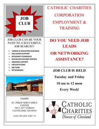 Job Club Flyer | PDF