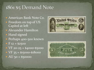 Demand Notes 1861 | PPT