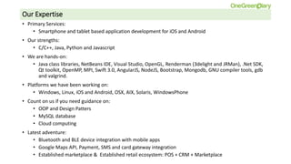 OneGreenDiary Deck | PPT