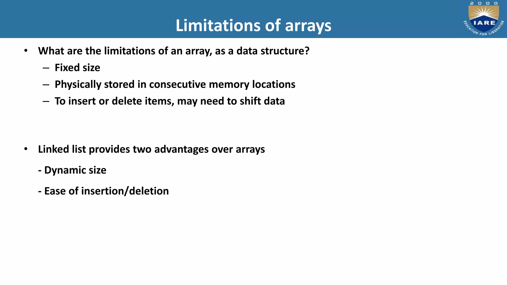 Linked list ppt | PPT