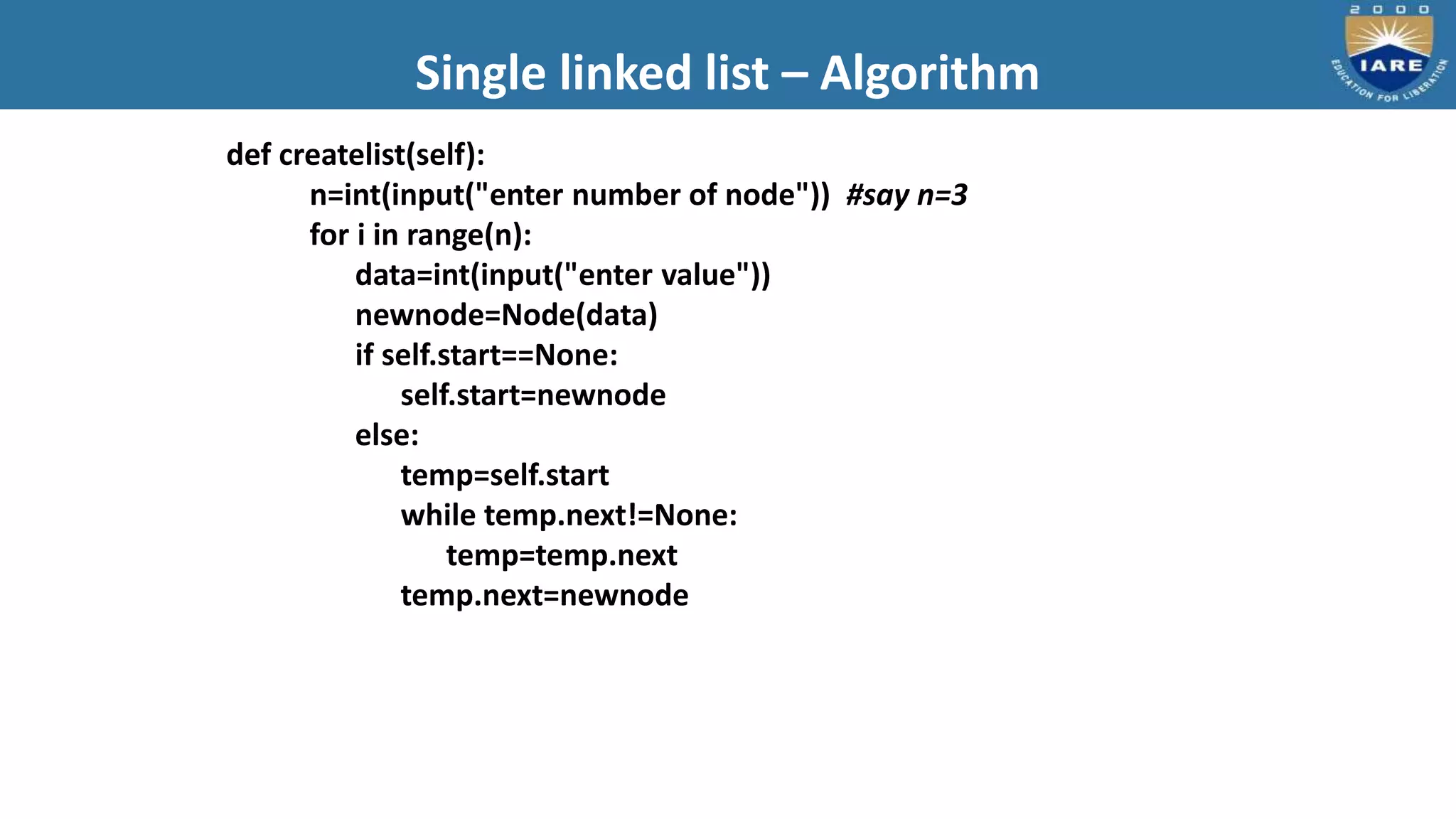 Linked list ppt | PPT