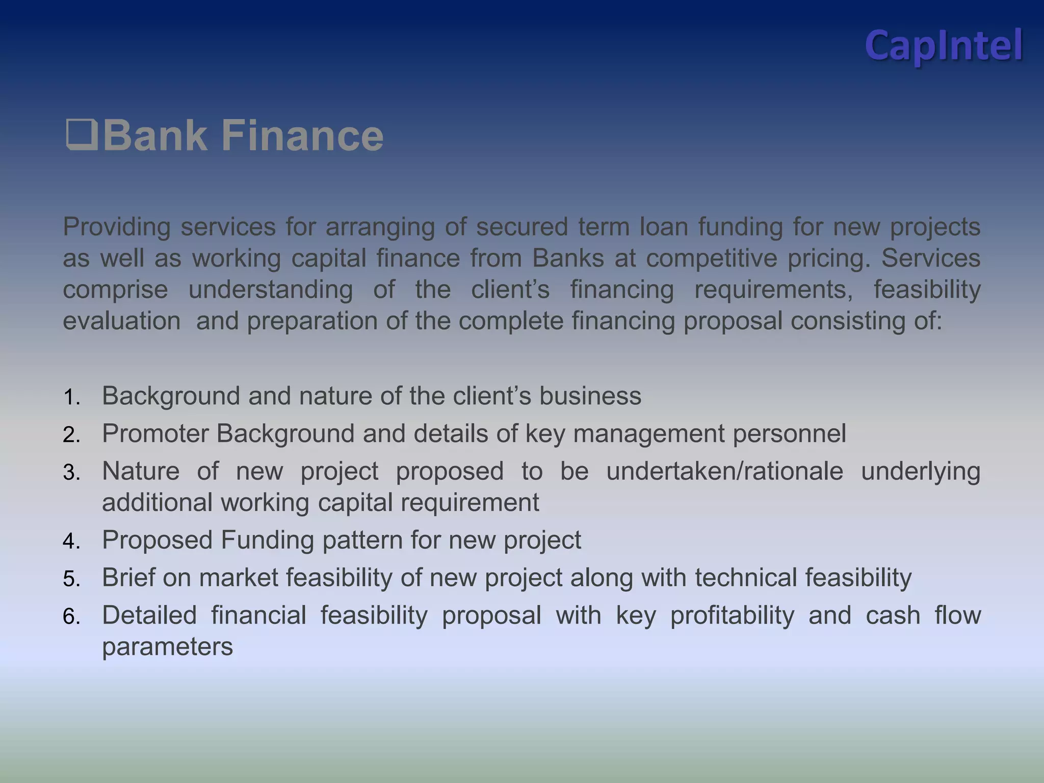 CapIntel Presentation | PPT