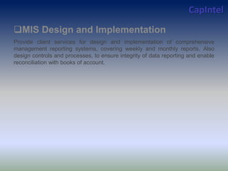 CapIntel Presentation | PPTX | Business Accounting & Finance | Business