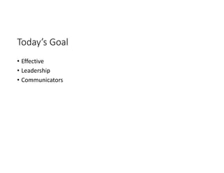 Effective Leadership Communication Presentation | PDF