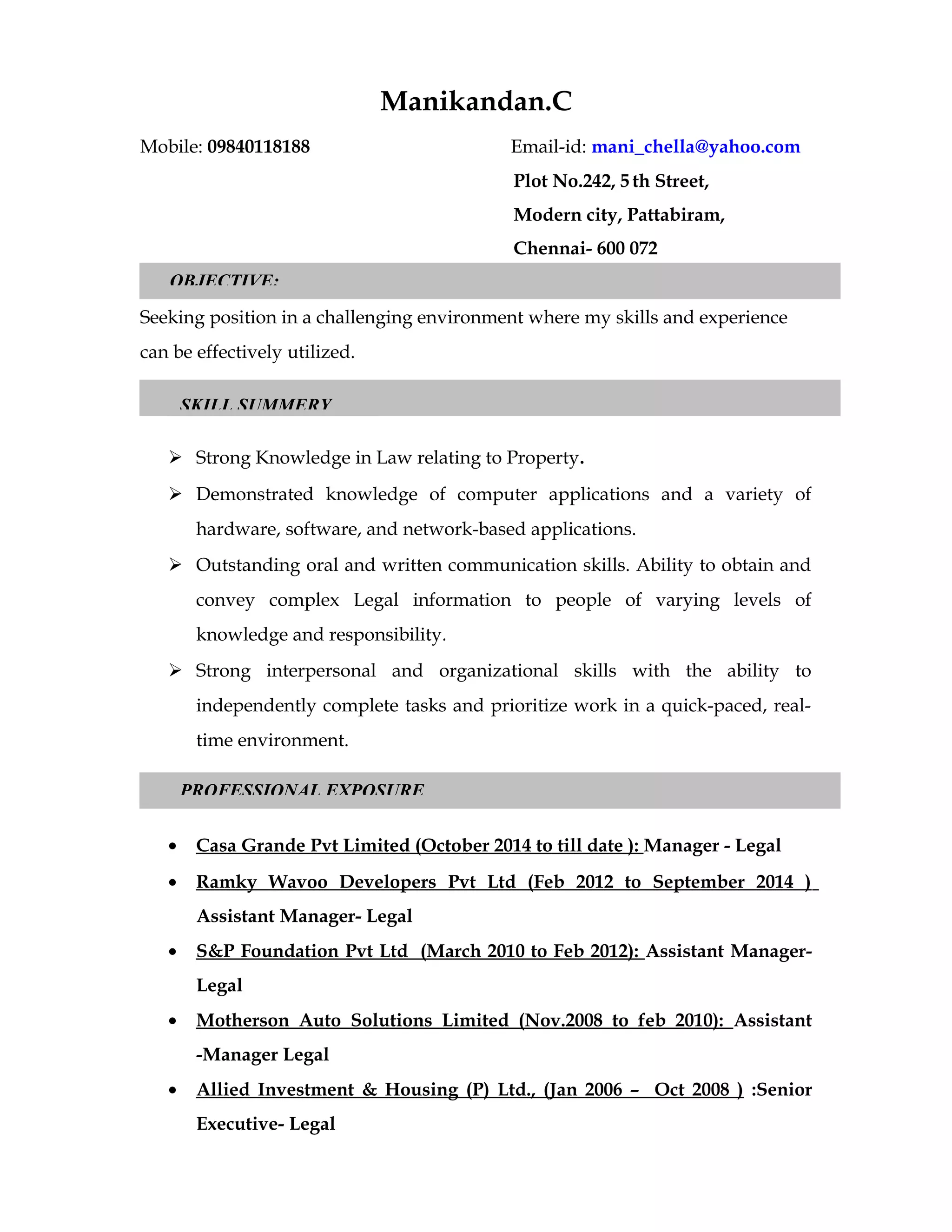 Manikandan (1) | PDF