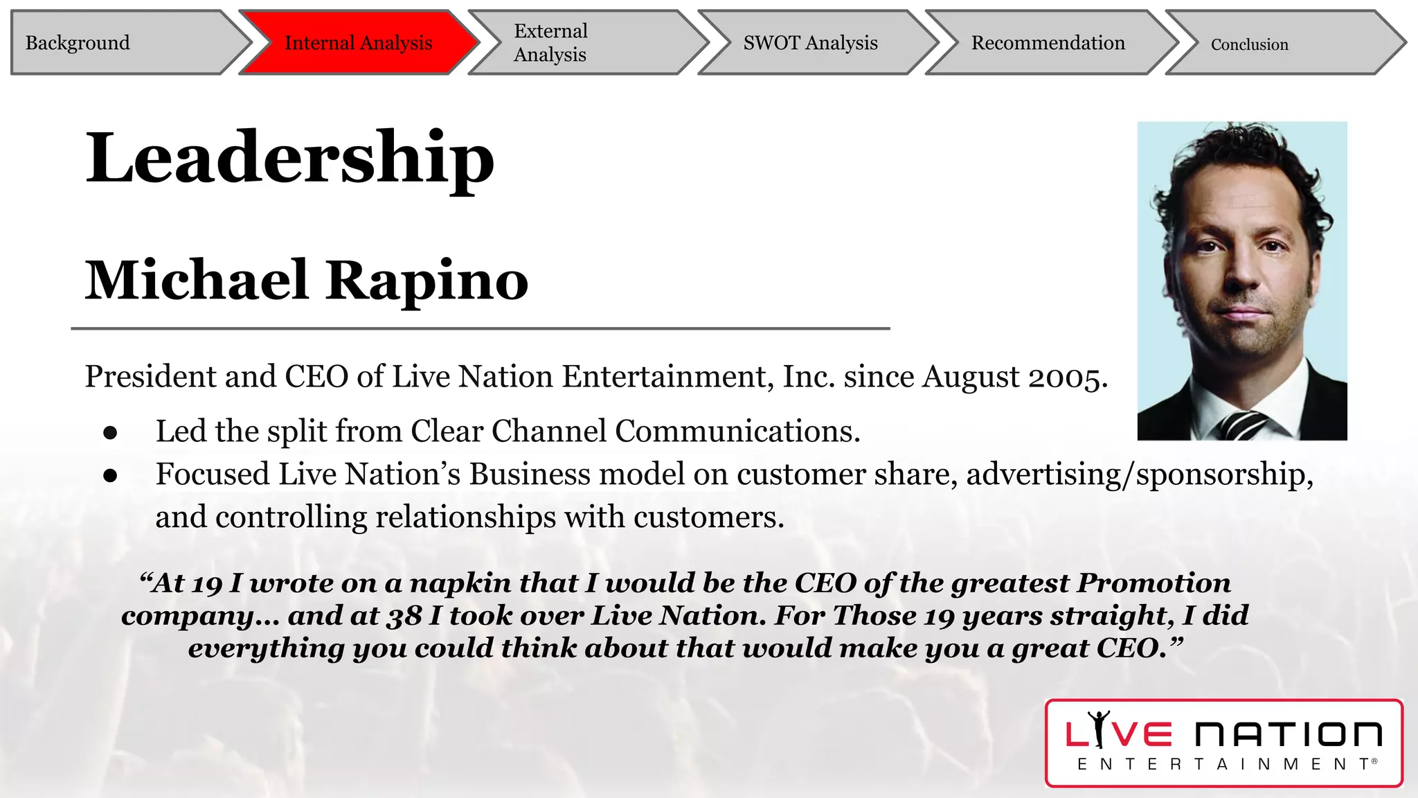 Live Nation Final Presentation | PDF