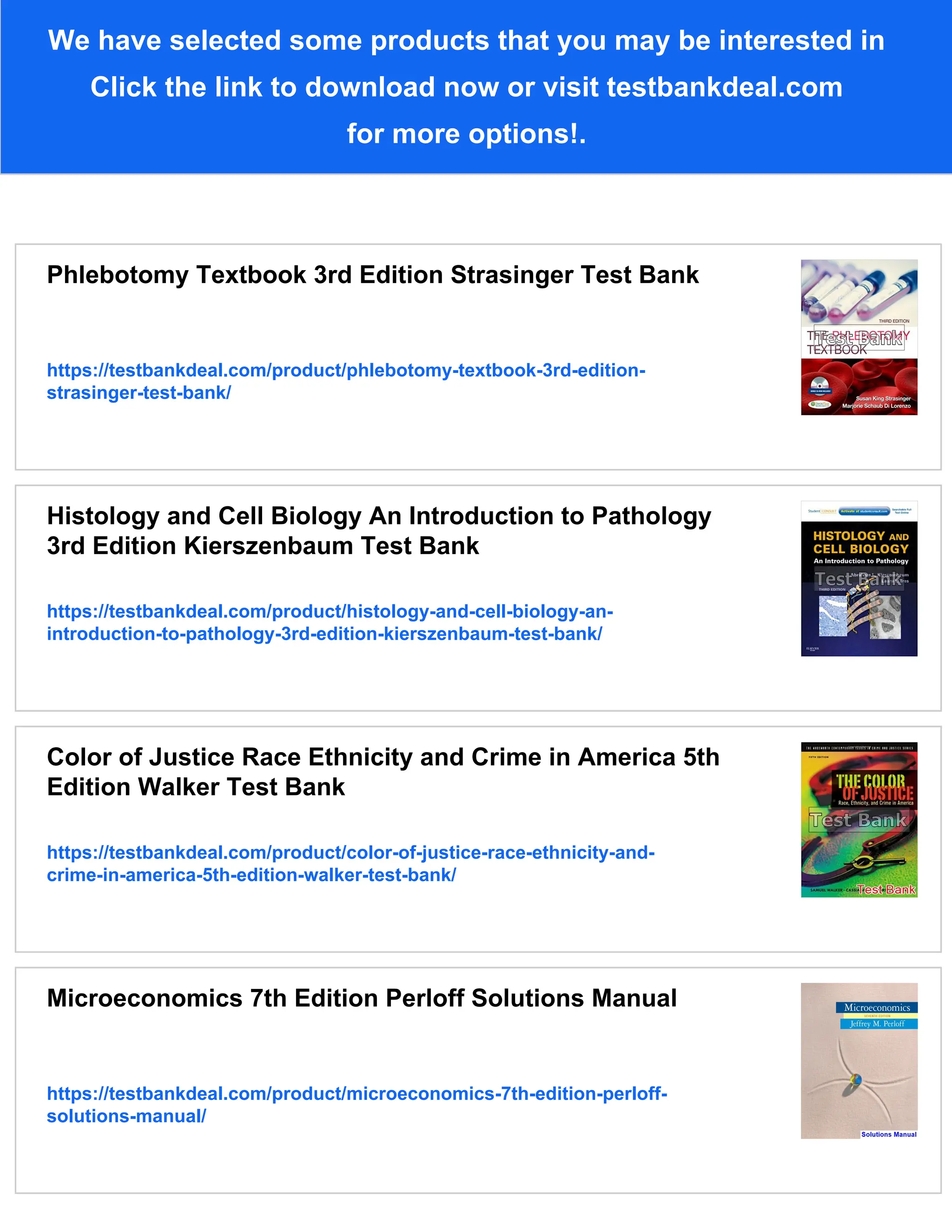 Color Textbook of Histology 3rd Edition Gartner Test Bank | PDF