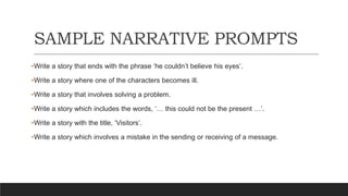 638872333-NARRATIVE-WRITING-Igcse ebglish CSE.pptx