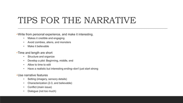 638872333-NARRATIVE-WRITING-Igcse ebglish CSE.pptx