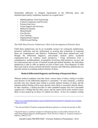 Child Abuse Pediatrician Expert Dr. Jennifer Canter | PDF | Injuries ...