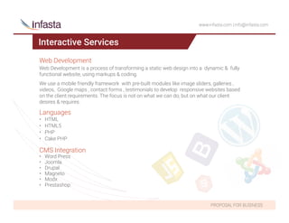 Infasta Buisness Proposal | PDF