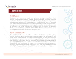 Infasta Buisness Proposal | PDF