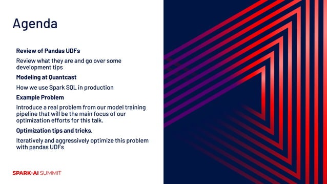 Accelerating Data Processing in Spark SQL with Pandas UDFs | PPT