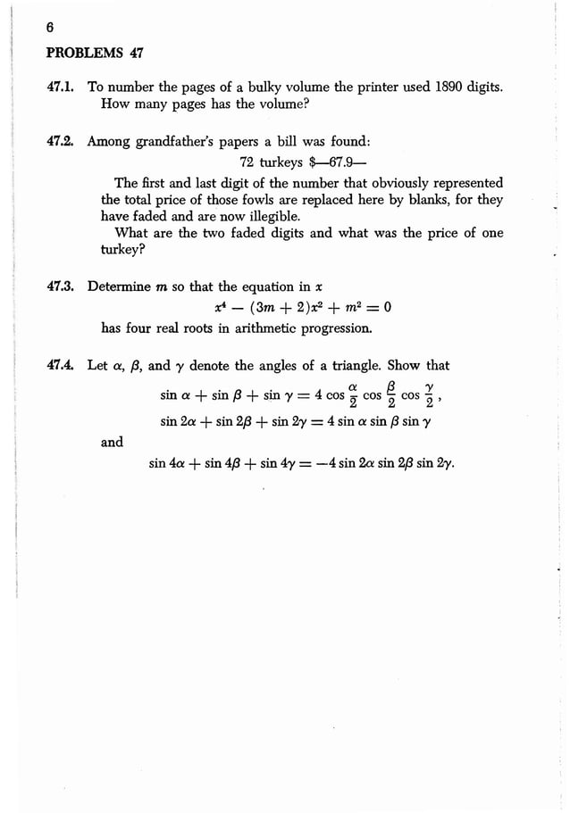 standford mathematics problem book
