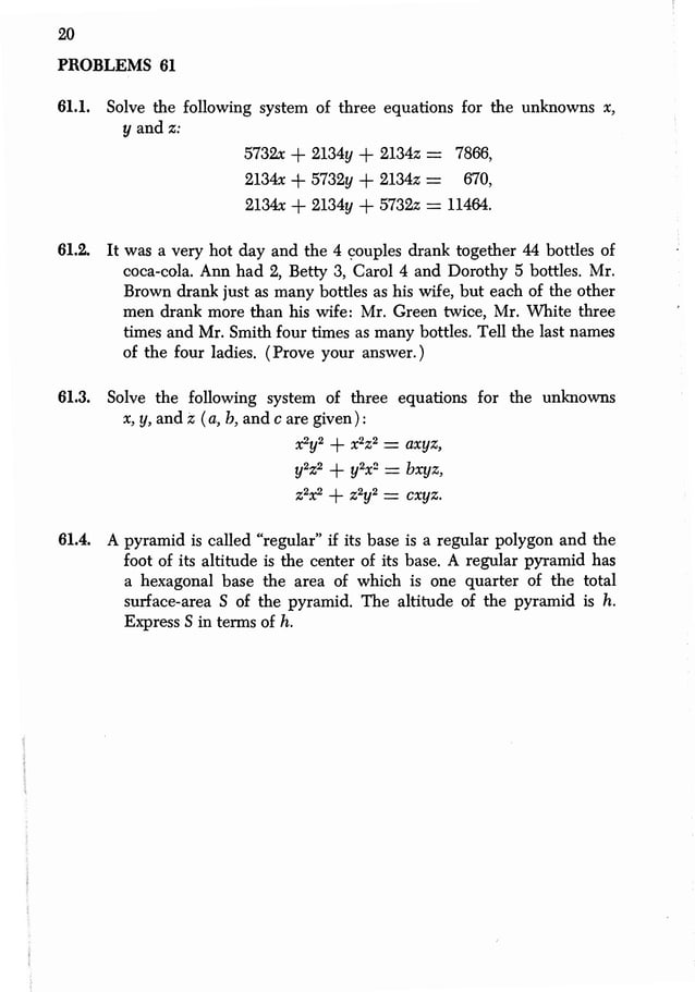 standford mathematics problem book | PDF