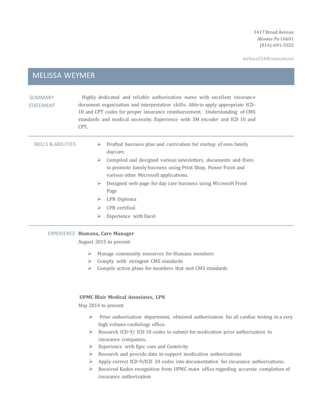 Melissa_resume final | PDF