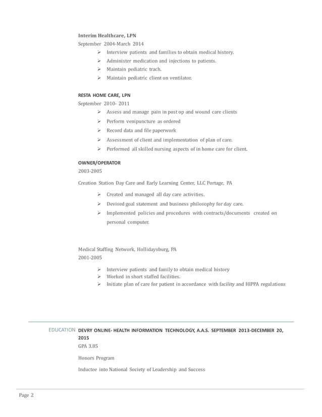 Melissa_resume final | PDF