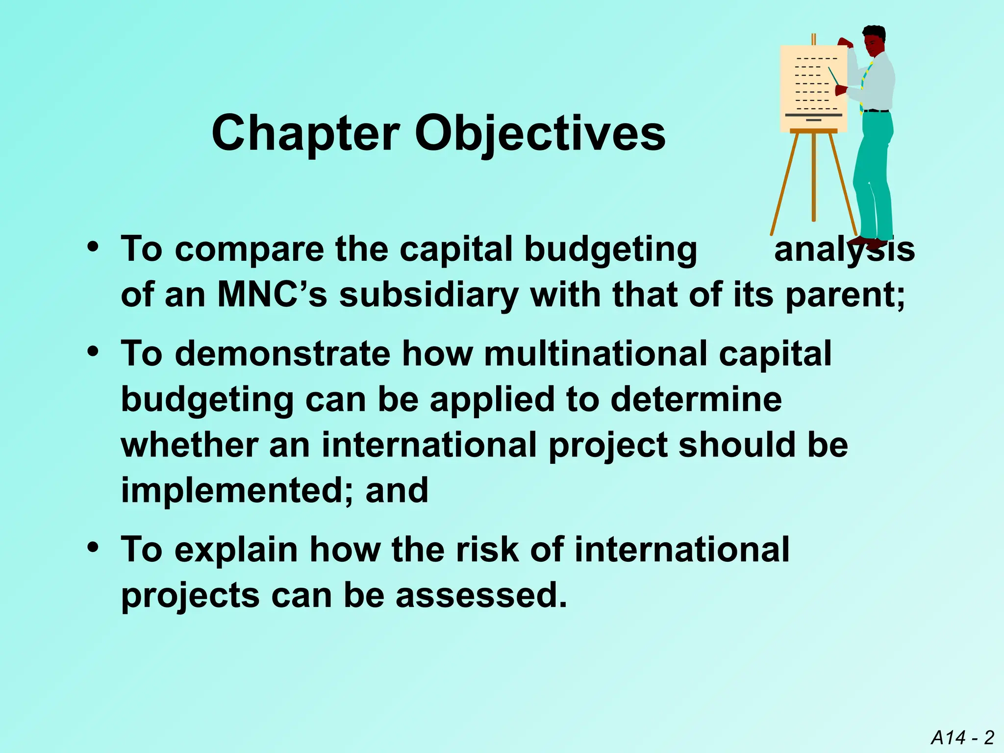 Chapter 14 - Multinational Capital Budgeting | PPT