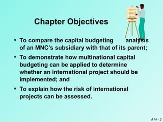 Chapter 14 - Multinational Capital Budgeting | PPT
