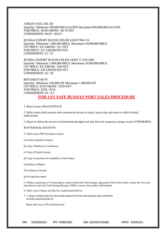 SCO FOR PJSC GAZPROM NEFT pdf | PDF | Commodities | Economy