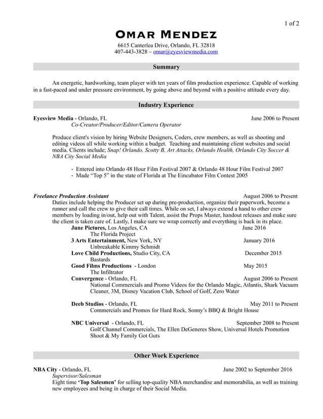 Omar Resume | PDF