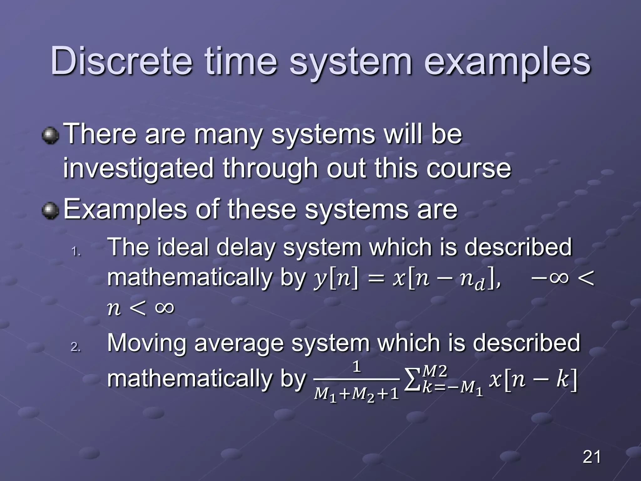 discrete time signals and systems | PPTX